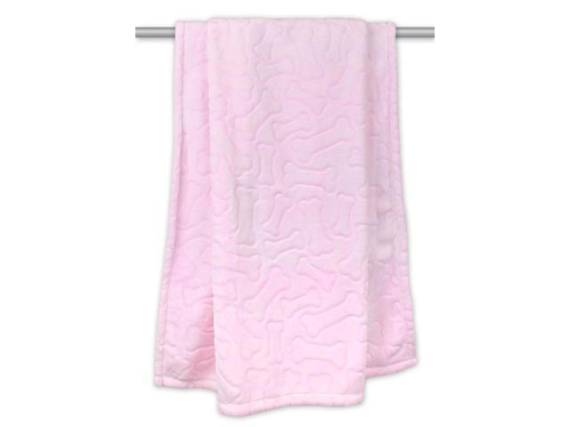 Click here for DII Pink Embossed Bone Print Pet Blanket prices