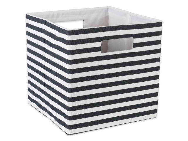 Click here for DII Polyester Cube Pinstripe Black Square prices