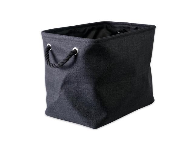 Click here for DII Polyester Bin Variegated Black Rectangle Large prices