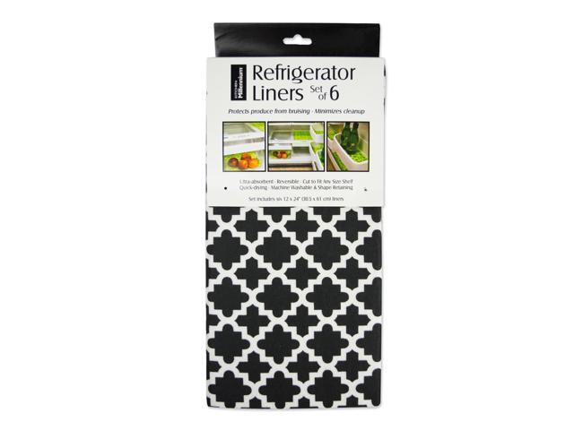 Click here for DII Black Lattice Fridge Liner (Set of 6) prices