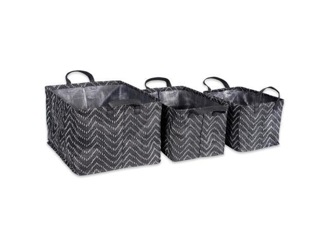 Click here for DII PE-Coated Woven Paper Laundry Bin Tribal Chevr... prices