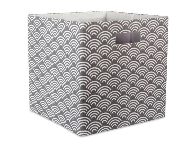 Click here for DII Polyester Cube Waves Gray Square prices