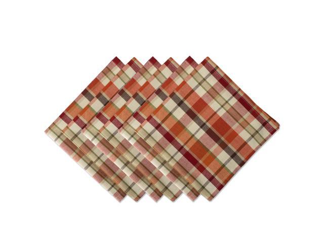 Click here for DII Pumpkin Spice Plaid Napkin (Set of 6) prices