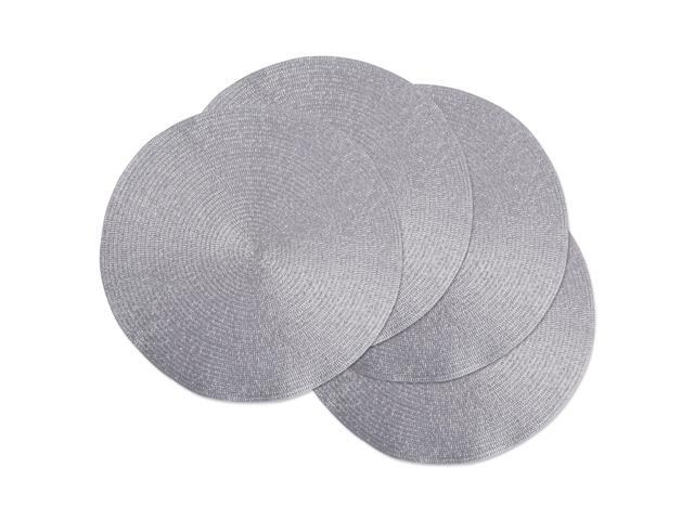 Click here for DII Metallic Silver Round Polypropylene Woven Plac... prices