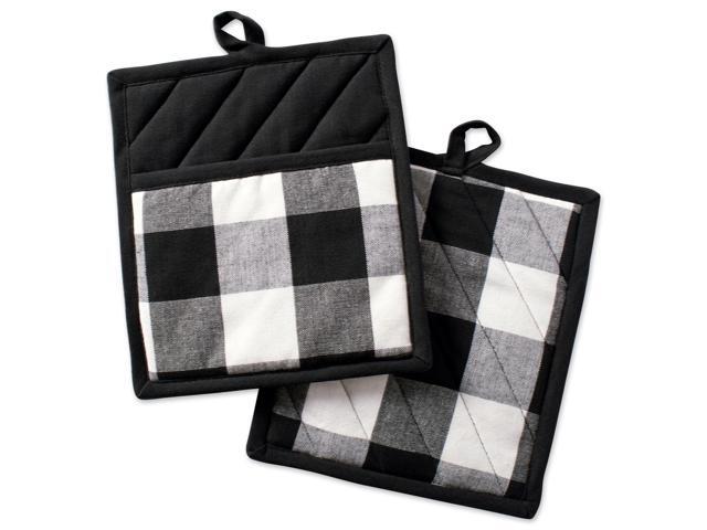 Click here for DII Black Buffalo Check Potholder (Set of 2) prices