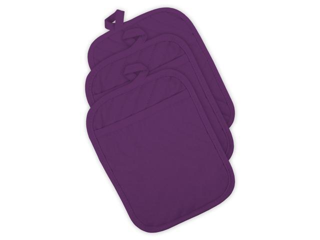 Click here for DII Eggplant Quilted Potholder (Set of 3) prices