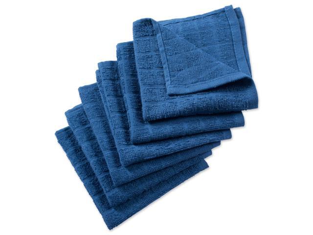 Click here for DII Solid Blue Windowpane Terry Dishcloth (Set of... prices