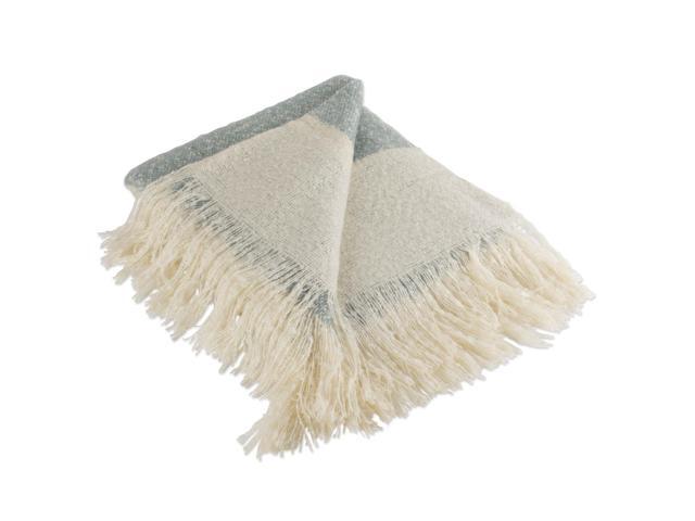 Click here for DII Rugby Stripe Acrylic Throw Blue prices