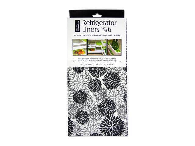 Click here for DII Black Dahlia Fridge Liner (Set of 6) prices