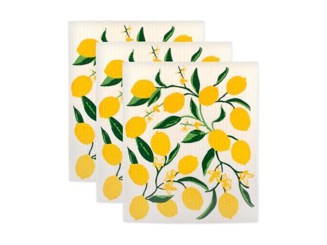 Click here for DII Lemon Swedish Dishcloth ( Set of 3 ) prices
