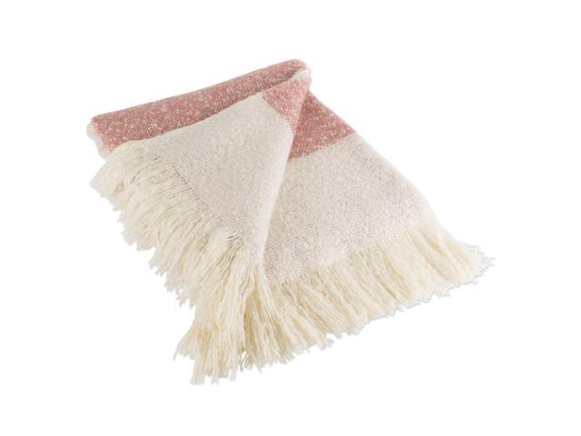 Click here for DII Rugby Stripe Acrylic Throw Red prices