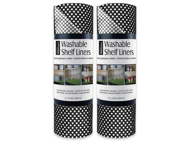 Click here for DII Black Dots Shelf Liner (Set of 2) prices