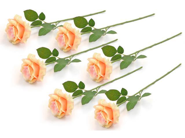 Click here for DII Flower Open Rose Yellow (Set of 6) prices