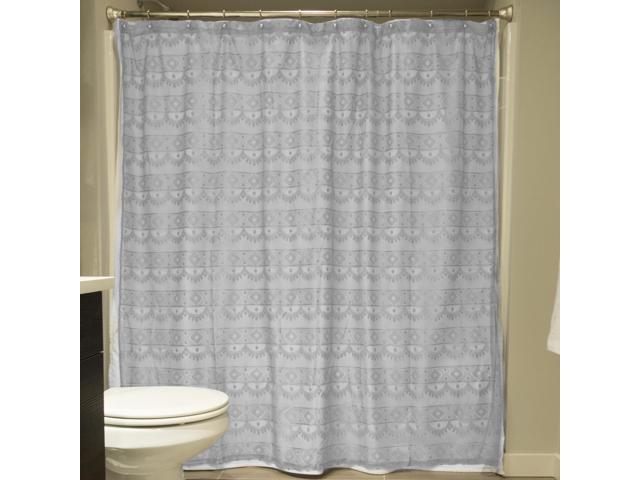 Click here for DII Shwr Crtn Lace Diamond Gray prices