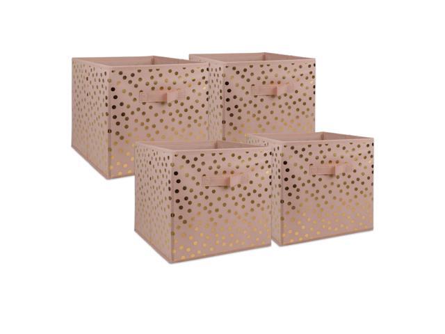 Click here for DII Nonwoven Polyester Cube Dots Millennial Pink/G... prices