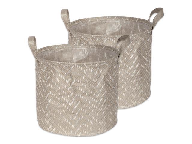 Click here for DII Pe Coated Woven Paper Laundry Bin Tribal Chevr... prices