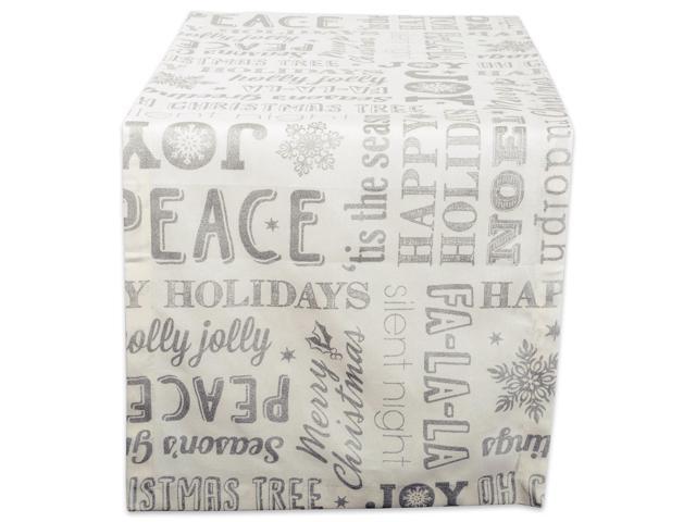 Click here for DII Silver Christmas Collage Table Runner prices