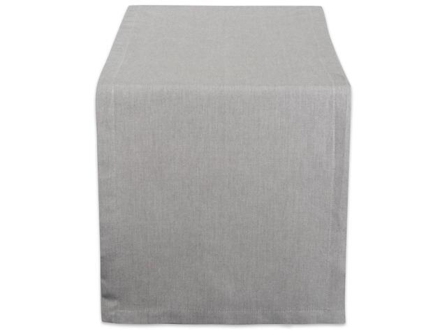 Click here for DII Gray Solid Chambray Table Runner prices