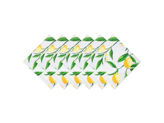 Click here for DII Lemon Bliss Print Outdoor Napkin (Set of 6) prices