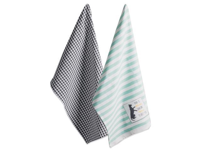 Click here for DII Assorted Cat Greeting Embroidered Dishtowel (S... prices