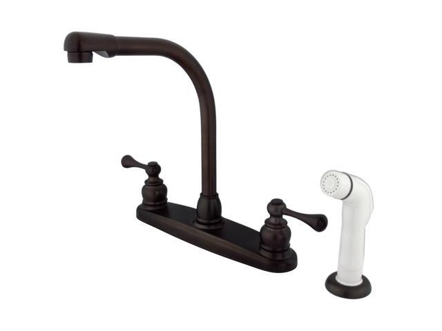 Click here for Kingston Brass KB715BL 8-Inch Centerset Kitchen Fa... prices