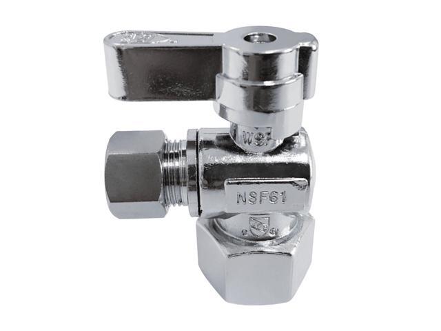 Click here for 1/2 FIP x 3/8 O. D. Comp Angle Shut Off Valve  Pol... prices