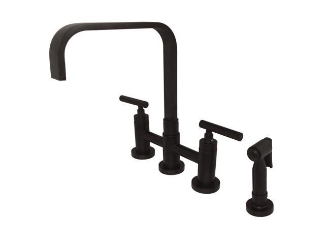 Click here for Kingston Brass KS8255CMLBS Manhattan 2-Handle Kitc... prices