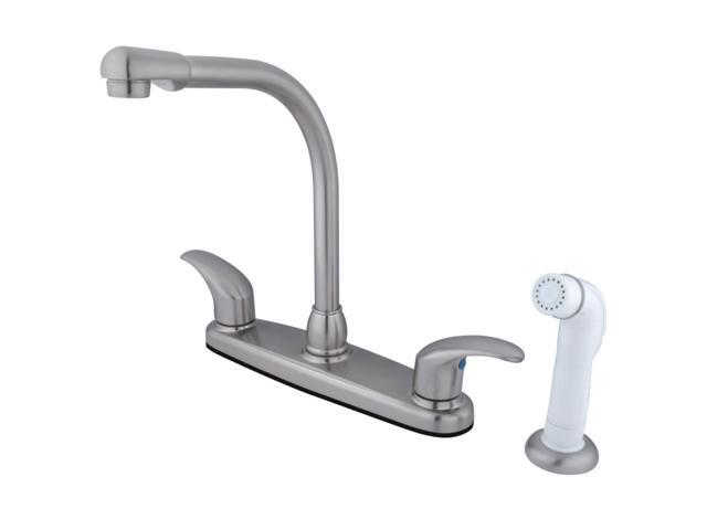 Click here for Kingston Brass KB718LL 8-Inch Centerset Kitchen Fa... prices