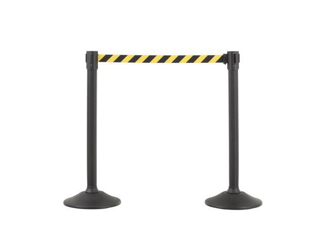 Click here for US WEIGHT U2000CYB Barrier Post with Belt  Black... prices