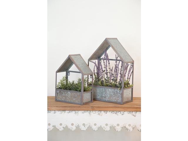 Click here for Metal House Shaped Planters Set of 2 prices