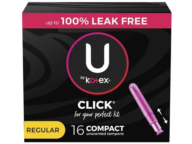 Click here for U by Kotex Click Compact Tampons Unscented Regular... prices