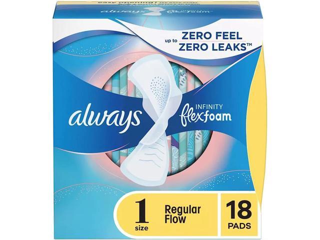 Click here for Always Infinity FlexFoam Pads Regular Flow - 18 ct prices