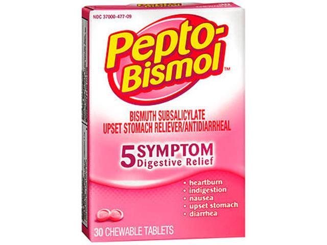 Click here for Pepto-Bismol Chewable Tablets Original - 30 ct prices