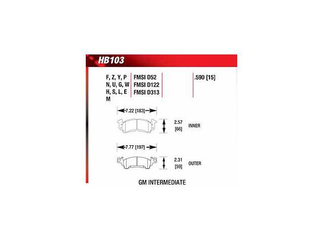 Click here for Hawk HB103E.590 Blue 9012 Disk Brake Pads prices