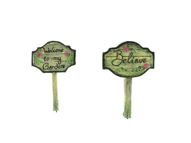 Click here for Treasure Gurus 2pc Mini Welcome To My Garden Belie... prices