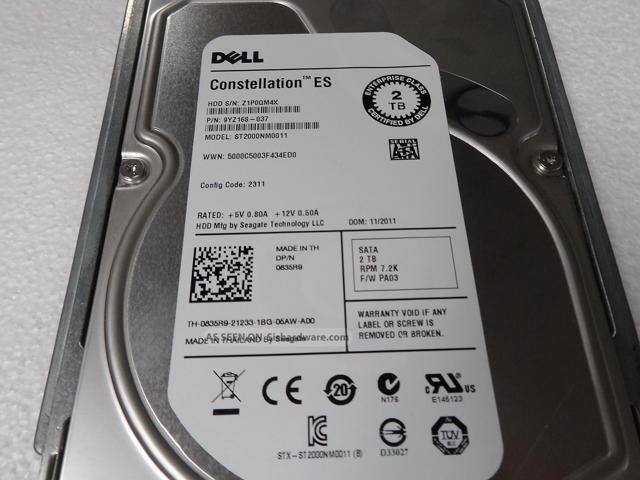 Click here for Dell 835R9 - 2TB 3.5 SATA 7.2K 6Gb/s HS Hard Drive prices