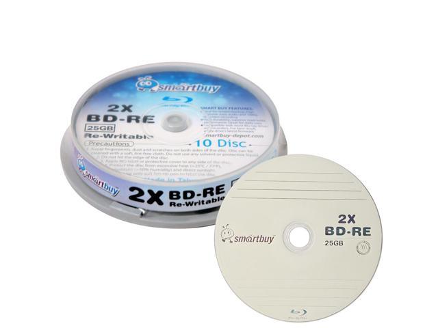 Click here for 10 Pack Smartbuy 2x 25GB Blue Blu-ray BD-RE Rewrit... prices