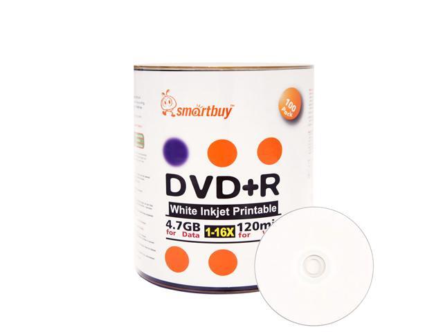 Click here for 100 Pack Smartbuy 16X DVD+R 4.7GB 120Min White Ink... prices