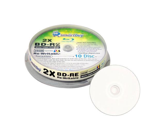 Click here for 10 Pack Smartbuy 2x 25GB Blue Blu-ray BD-RE Rewrit... prices