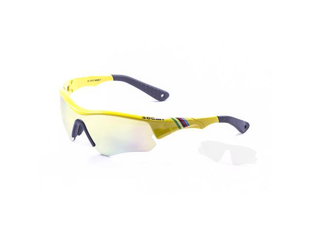 Click here for OCEAN Sunglasses IRON shiny yellow with yellow len... prices