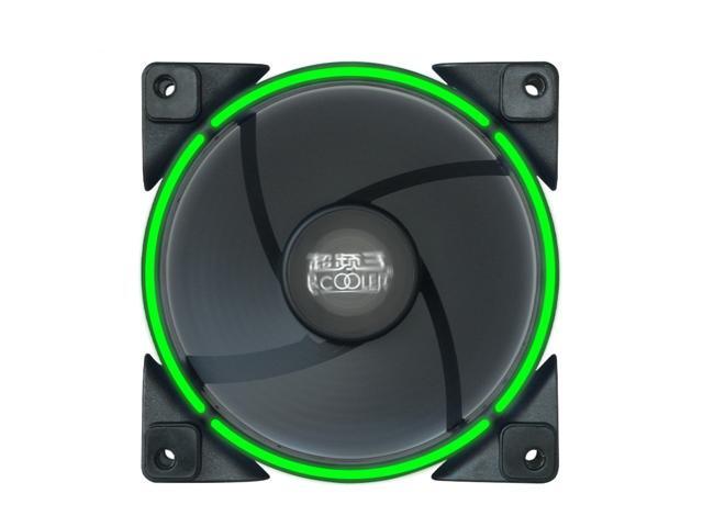 Click here for PcCooler Lunar Angel Eye (Green) - 120mm Super Sil... prices