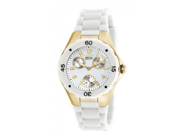 Click here for Invicta 18796 Womens Chronograph White Polyurethan... prices