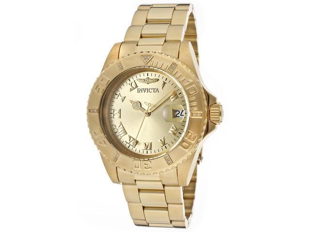 Click here for Womens Pro Diver 18K Gold Plated SS Gold-Tone Dial prices