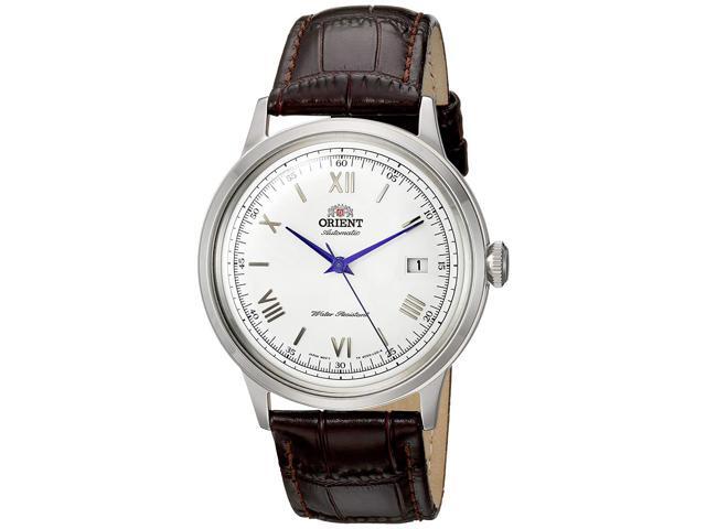 Click here for Orient Mens 40mm Genuine Leather Band Steel Case A... prices