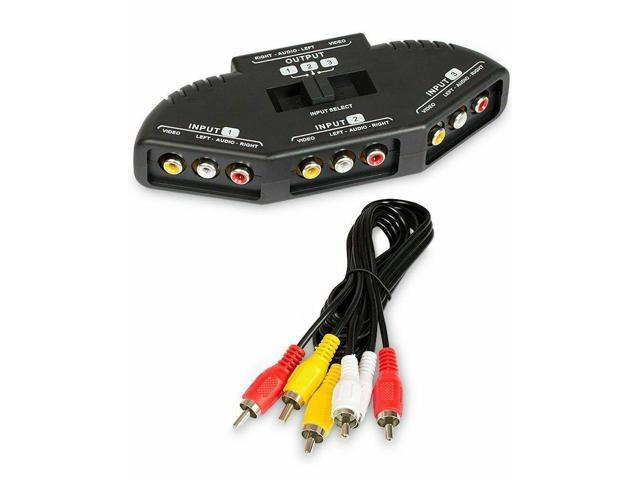 Click here for Black 3 Port AV Composite RCA Selector Box Switch... prices