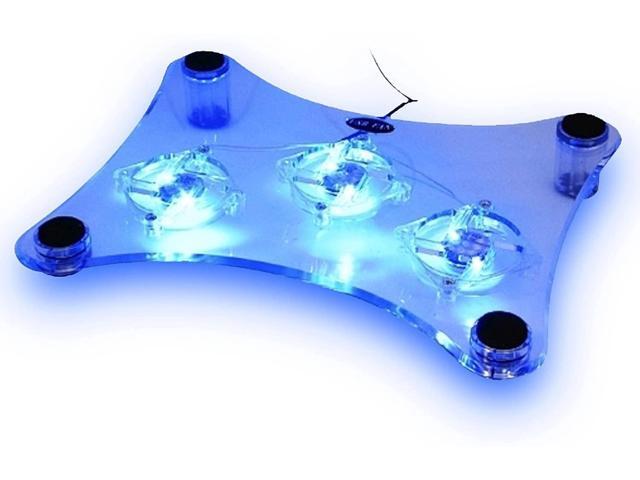 Click here for 3 Fans USB Laptop Cooler Stand LED Light prices
