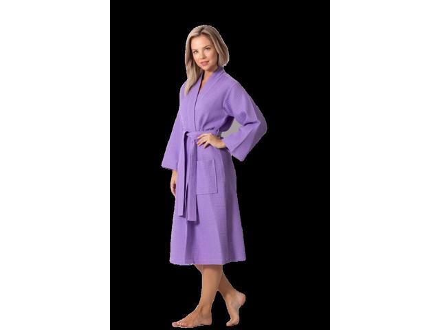 Click here for Womens Waffle Purple Long Premium CottonBlend Bath... prices