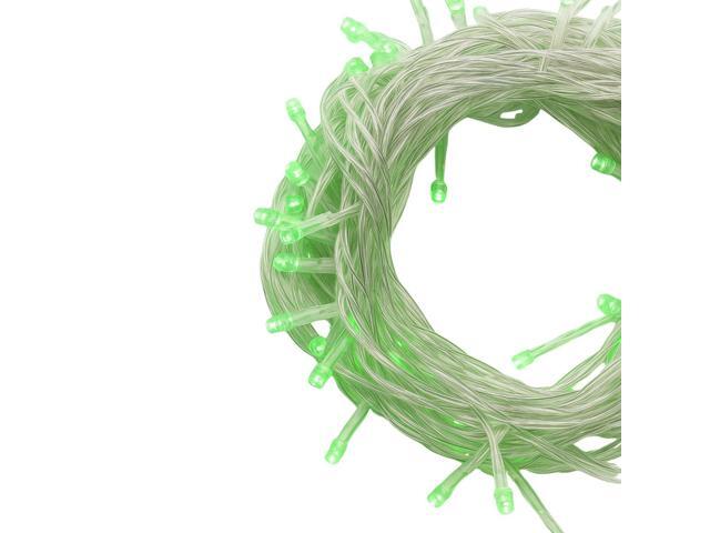 Click here for Elegani 100 LED Green String Lights 32ft Black Wir... prices