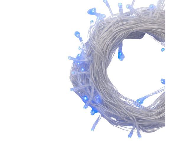 Click here for Elegani 100 LED Blue String Lights 32ft Black Wire... prices