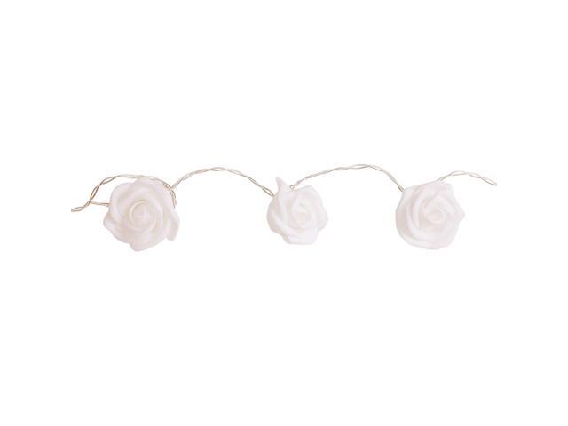 Click here for Elegani 20 LED Rose Flower String Lights 9.5ft War... prices